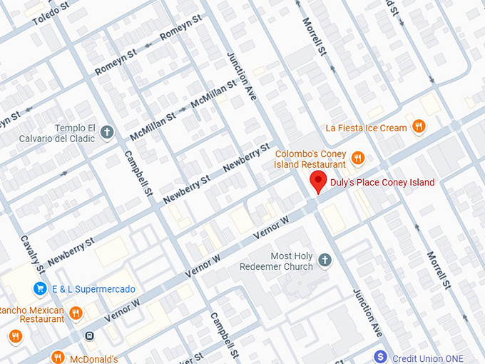 16. duly's place coney island map