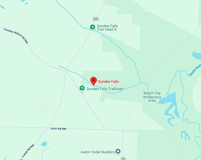 16. dundee falls map