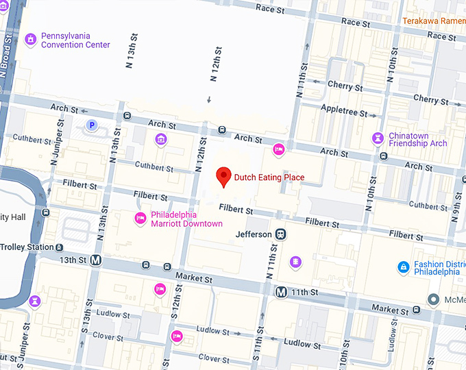 16. dutch eating place map