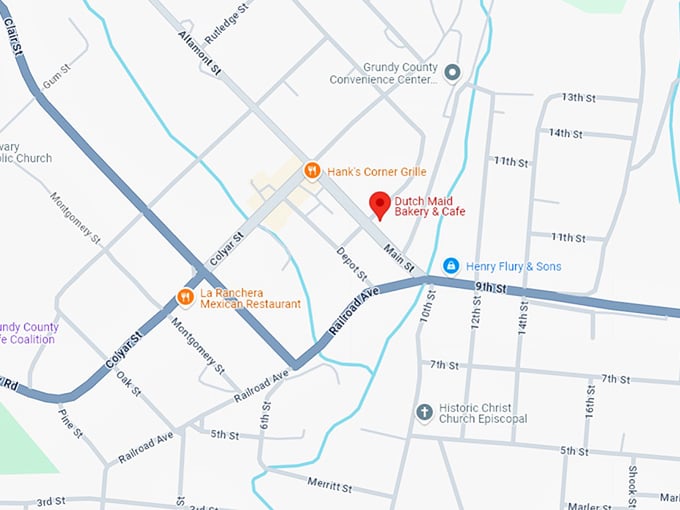 16. dutch maid bakery & cafe map