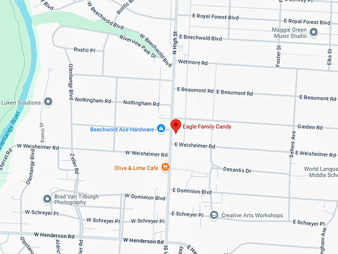 16. eagle family candy co llc map