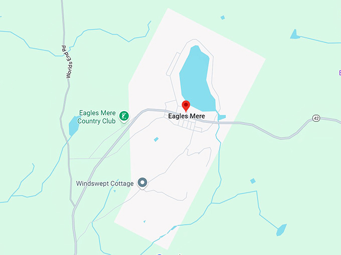16. eagles mere pa map