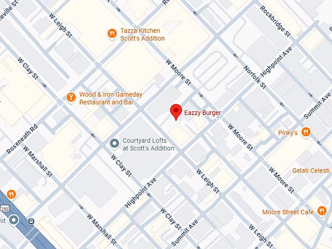 16. eazzy burger map