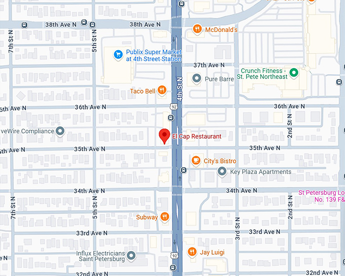 16. el cap restaurant map