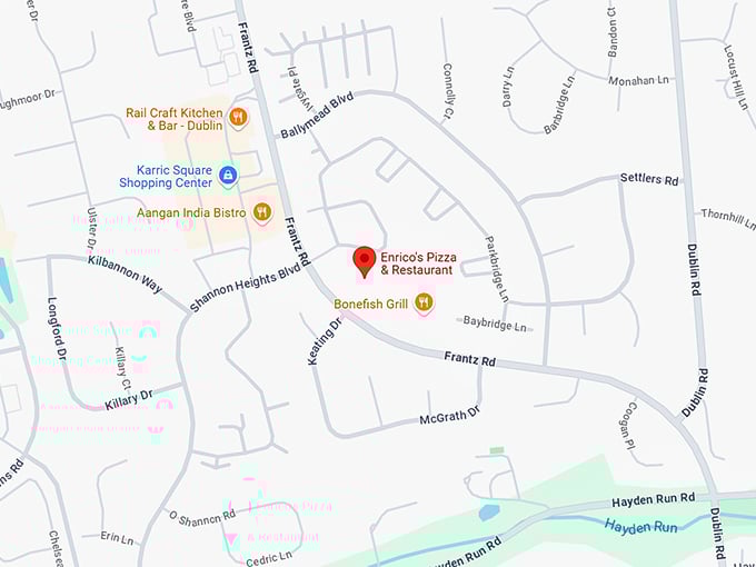 16. enrico's pizza & restaurant map