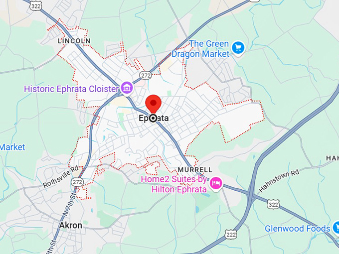 16. ephrata, pa map