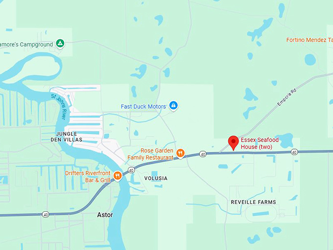16. essex seafood house (two) map