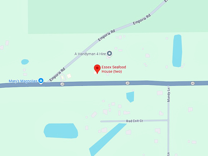 16. essex seafood house (two) map