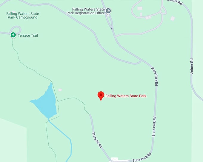 16. falling waters map