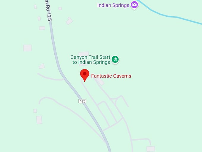 16. fantastic caverns map