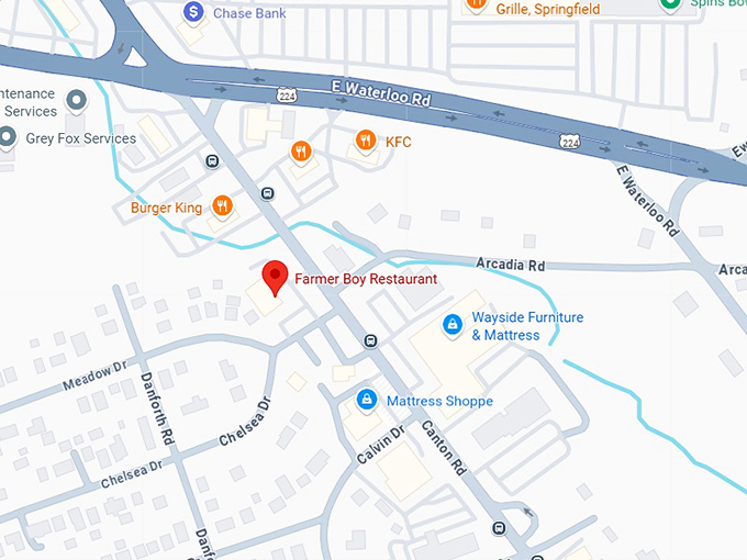 16. farmer boy restaurant map