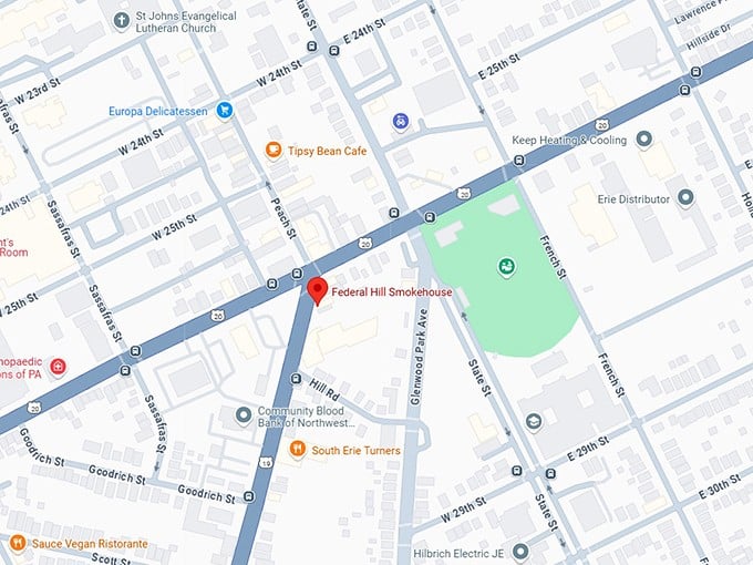 16. federal hill smokehouse map