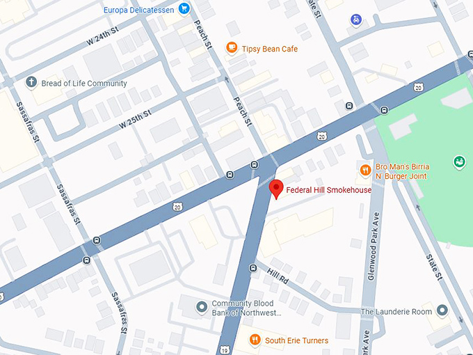16. federal hill smokehouse map