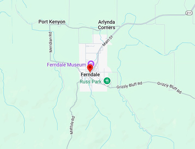 16. ferndale map