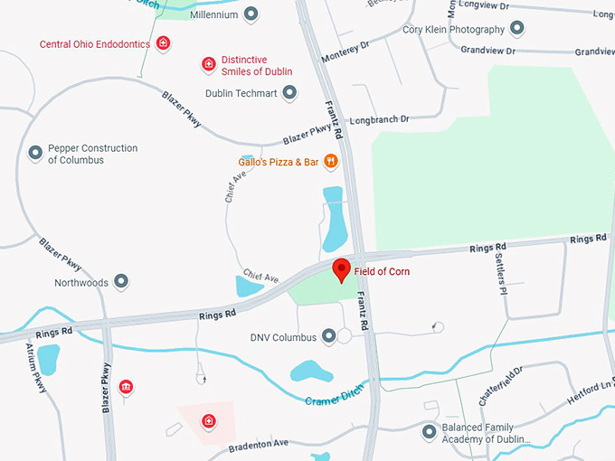 16. field of corn map