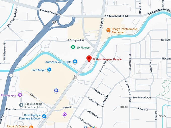 16. finders keepers resale map