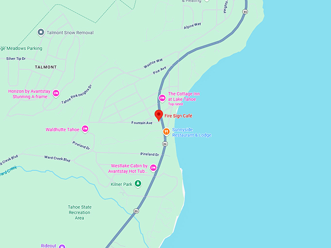 16. fire sign caf&eacute; map