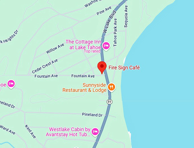 16. fire sign caf&eacute; map