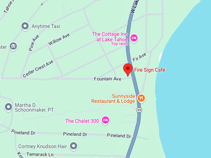 16. fire sign caf&eacute; map