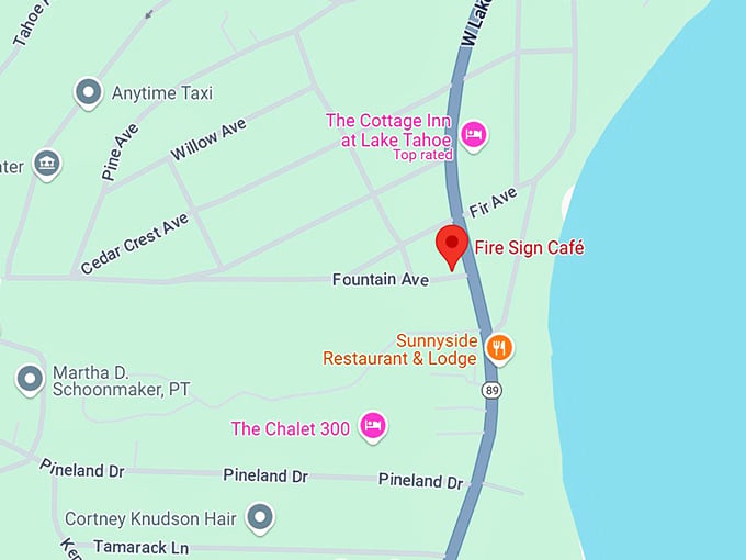 16. fire sign caf&eacute; map
