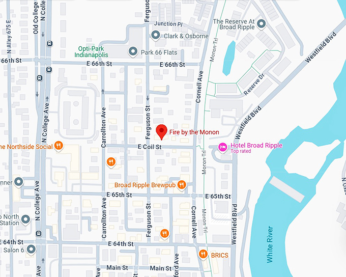 16. fire by the monon map