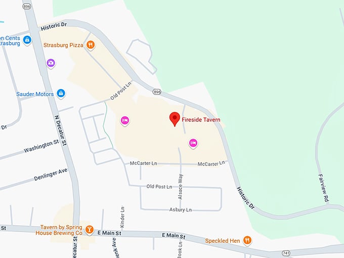 16. fireside tavern map