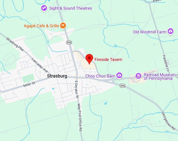 16. fireside tavern map