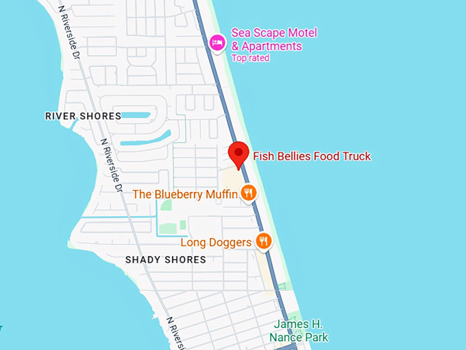 16. fish bellies food truck map