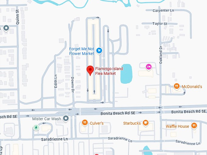 16. flamingo island flea market map