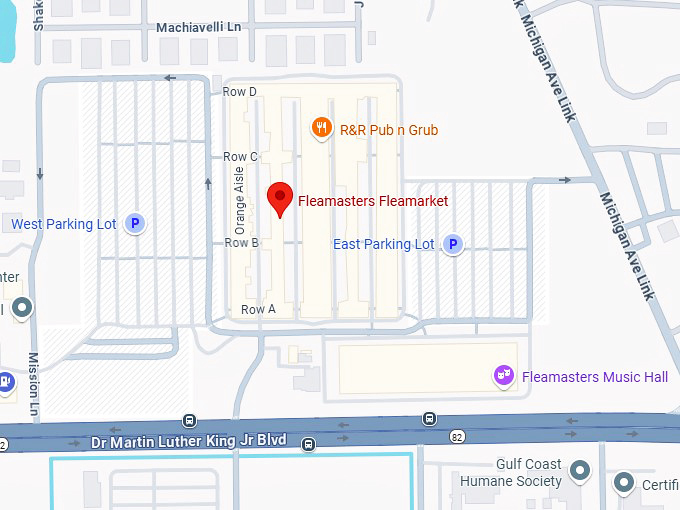 fleamasters fleamarket map