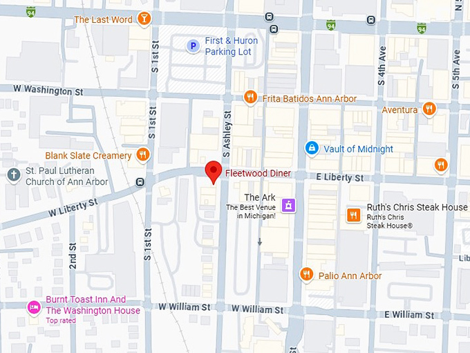 16. fleetwood diner map