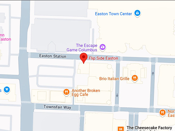 16. flip side easton map