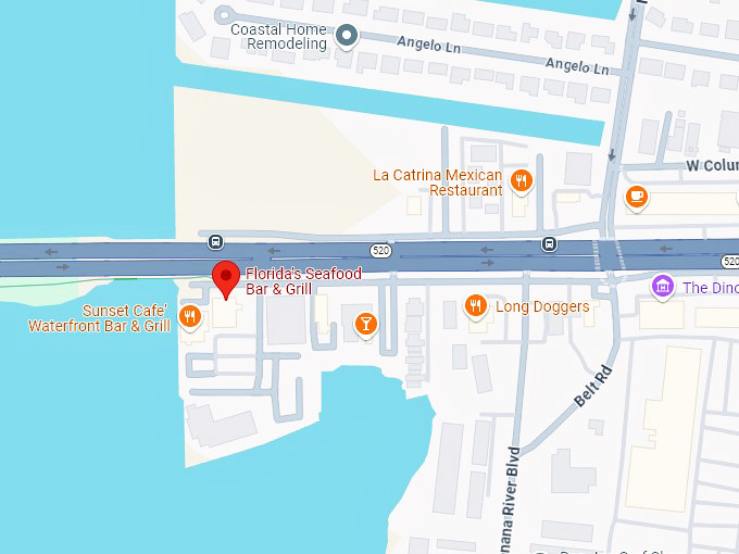 16. florida's seafood bar & gril map