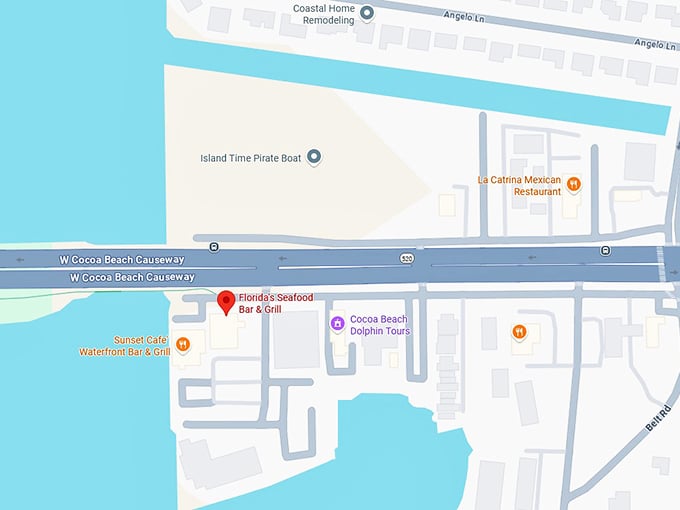 16. florida's seafood bar & grill map