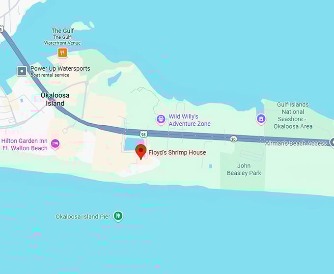 16. floyd's shrimp house map