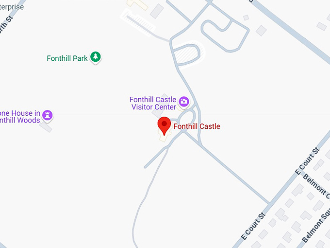 16. fonthill castle map