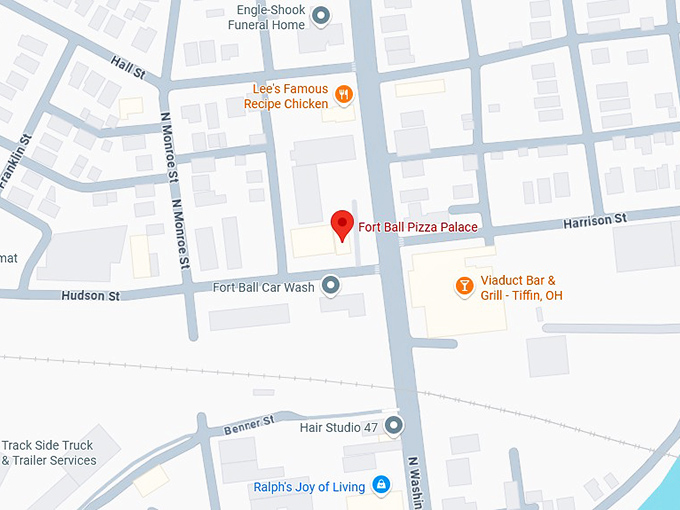 16. fort ball pizza map