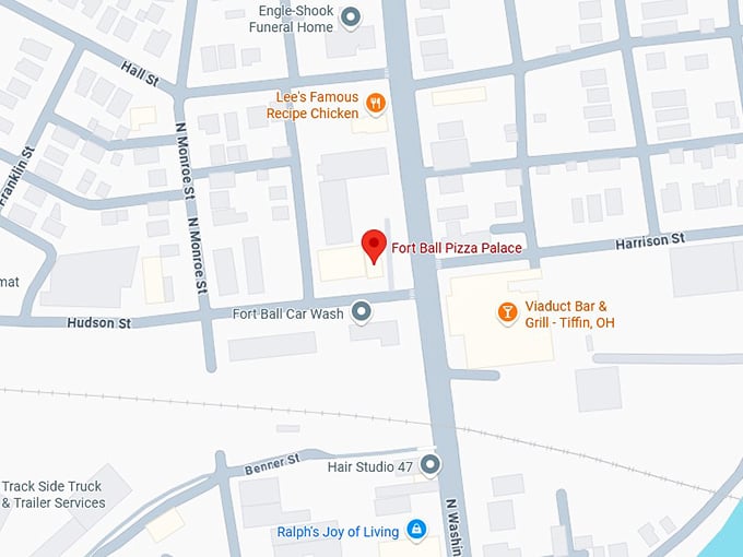 16. fort ball pizza map