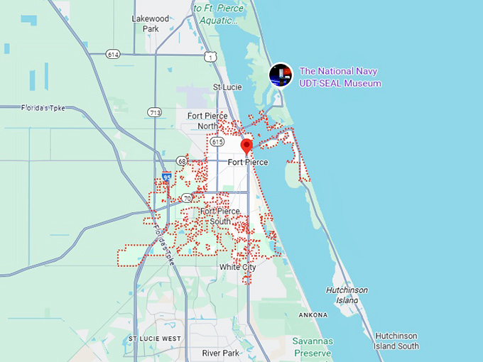 16. fort pierce map