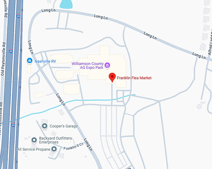 16. franklin flea market map