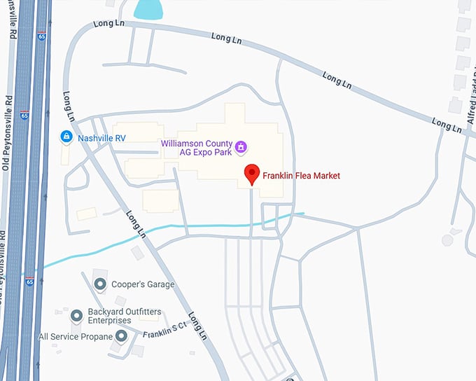 16. franklin flea market map