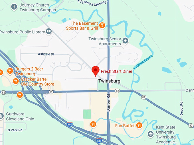 16. fresh start diner map