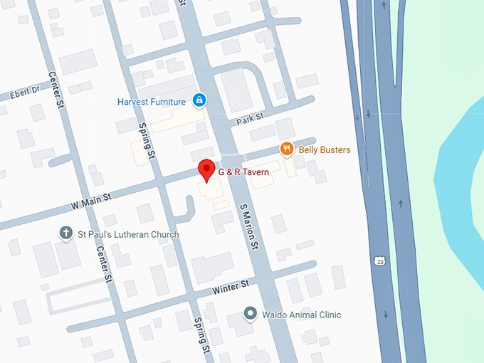 g & r tavern map