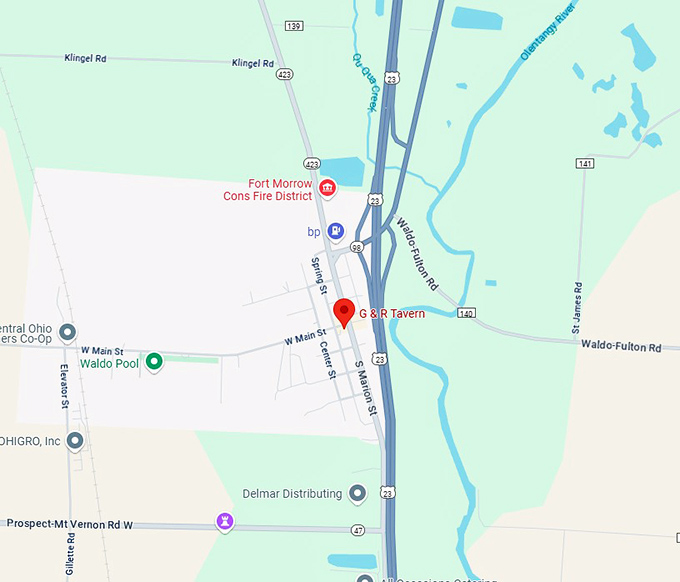 16. g & r tavern map