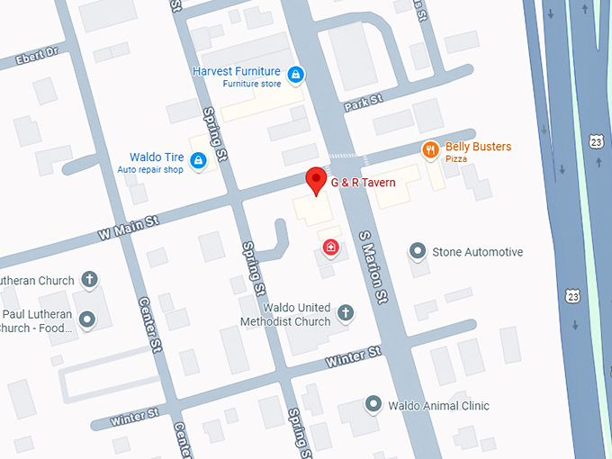 16. g & r tavern map