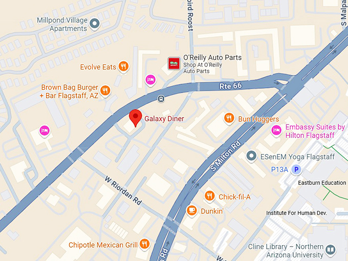 16. galaxy diner map