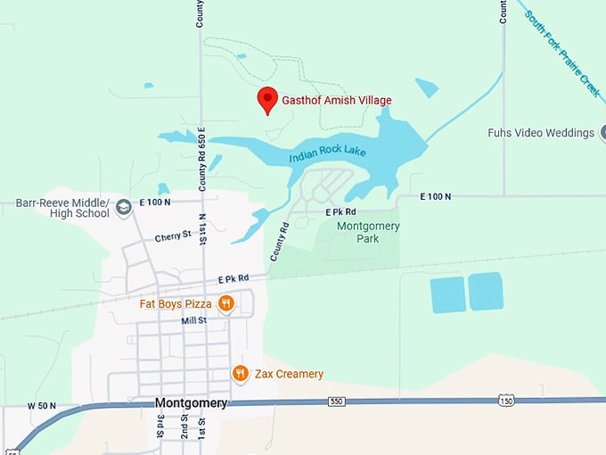 16. gasthof amish village map