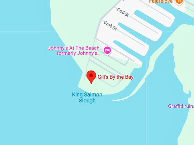 gill's by the bay map