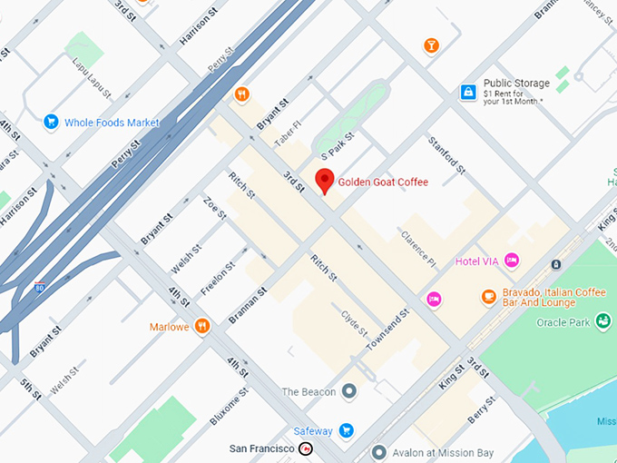 16. golden goat coffee map