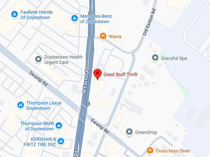 16. good stuff thrift map